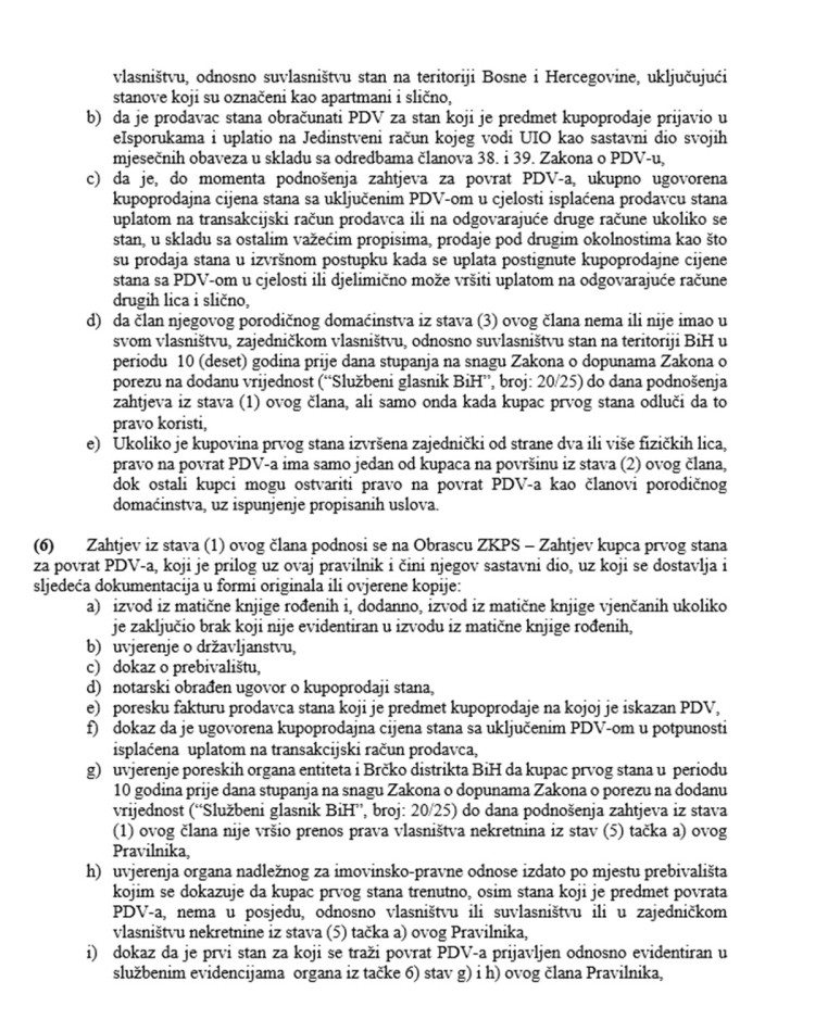 Objavljen Nacrt pravilnika o povratu PDV-a na prvu nekretninu ...